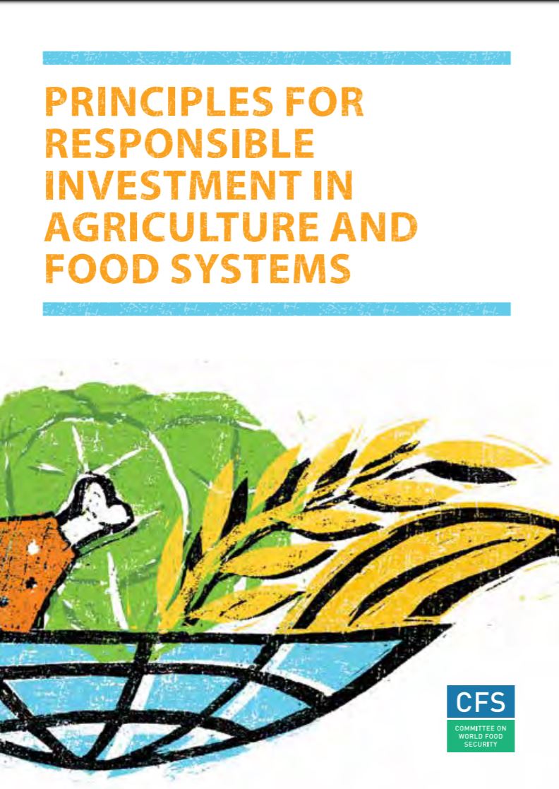 Principles for responsible international investment in food and ... Principles for responsible international investment in food and ...