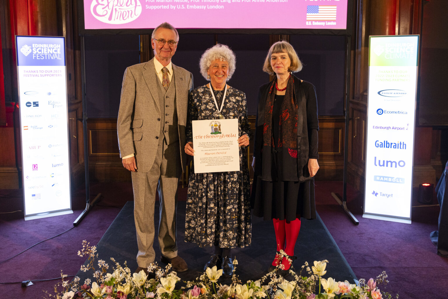The Edinburgh Medal: A Few Photos - Food Politics by Marion Nestle