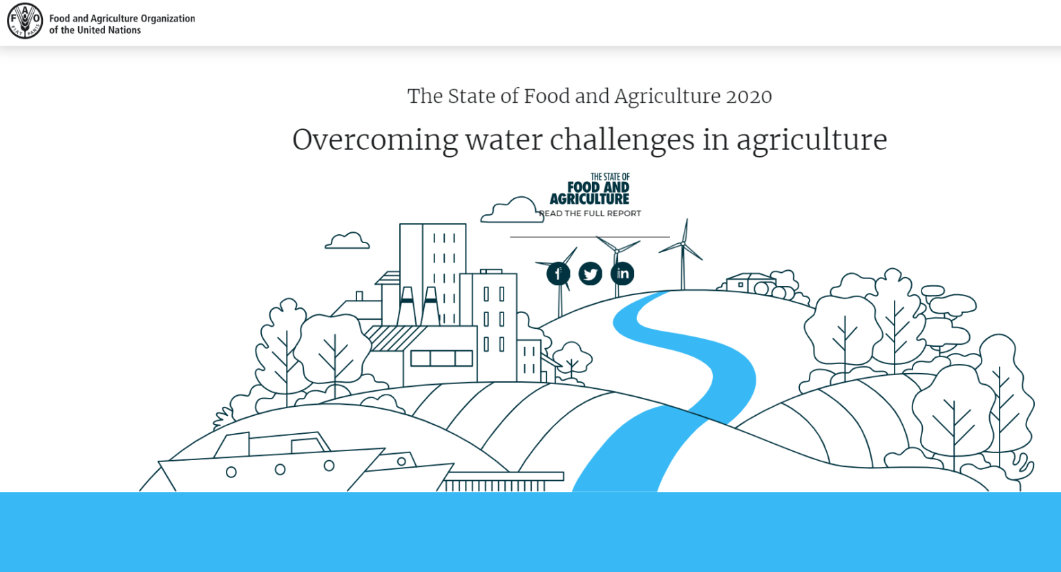 Weekend (quick) reading: FAO infographic on agriculture and water ...